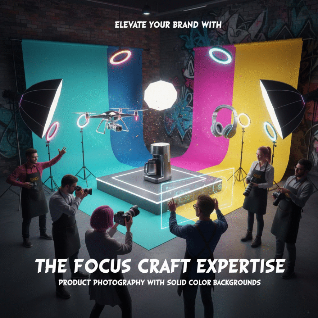 Color Background Product Photography - Focus Craft
